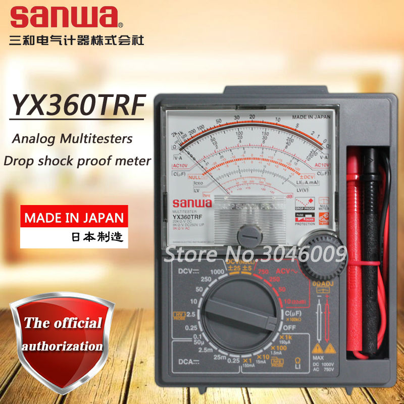【ผลิตภัณฑ์ใหม่】sanwa YX360TRF Anglog multimeter, pointer type best ...