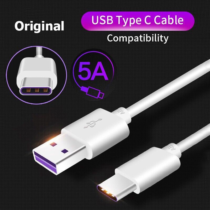 แท้100 Huawei USB 5A Type C Cable P30 P20 Pro lite Mate20 10 Pro P10 Plus lite USB 3.1 Type-C ...