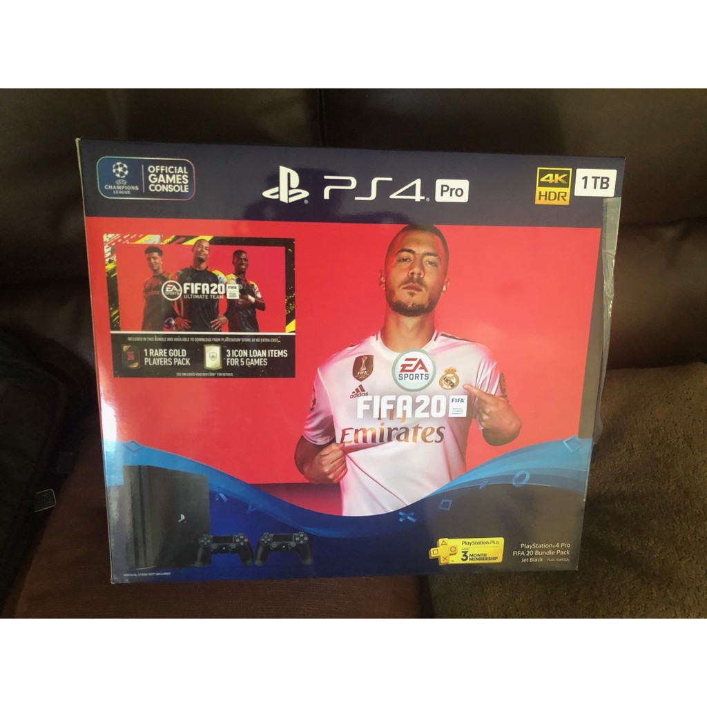SONY PS4 Pro FIFA 20 Bundle Pack (1TB) รุ่น PLAS-10443SA ดำ 2จอย ผ่อน ...