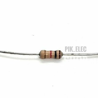 Resistor 1/4W. 1Kohm ตัวต้านทาน 1K 1กิโลโอห์ม R1k จำนวน 5ตัว | Shopee ...