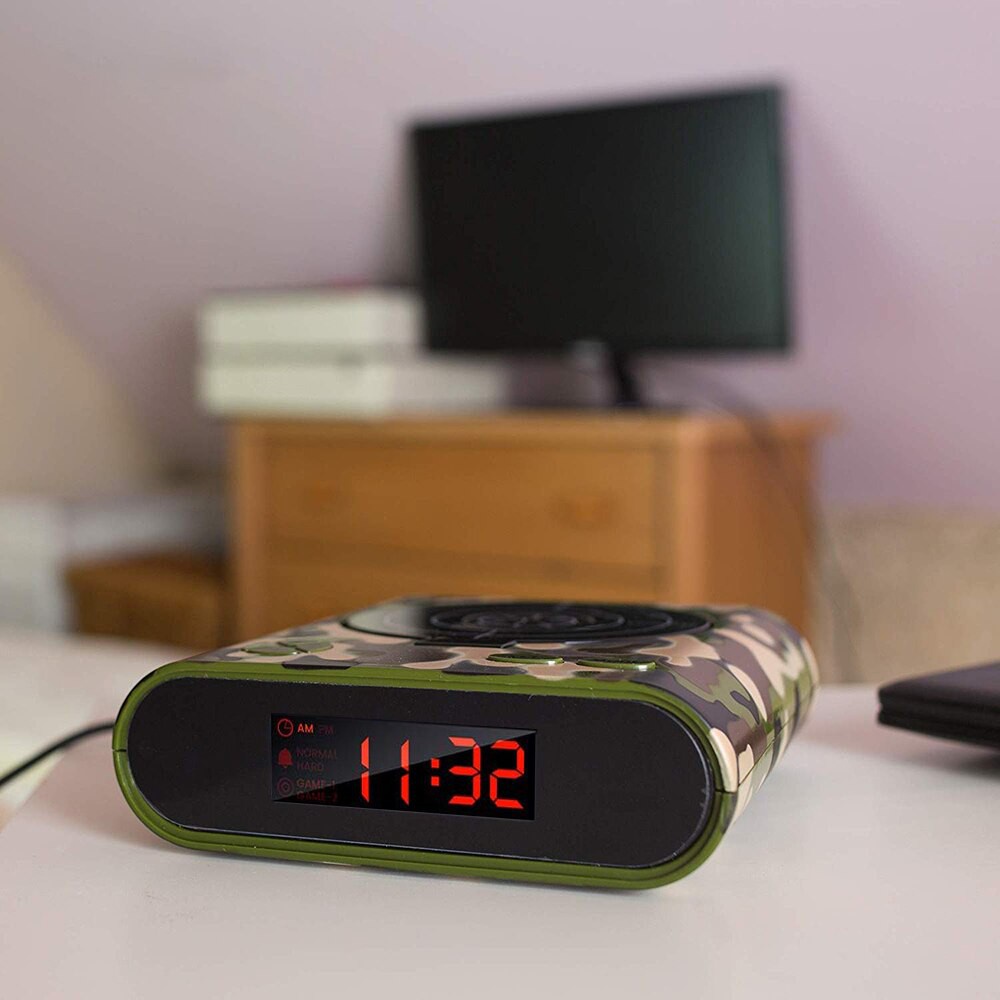 1 Set Gun Alarm Clock Shoot Alarm Clock Recordable Gadget Target ...