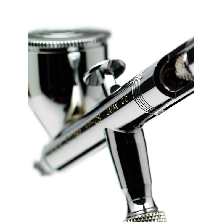 Iwata Eclipse HP-CS Gravity Feed Dual Action Airbrush 0.35mm(พ่นกว้างกว่า0.5mm) ประกัน 5 ปี ...