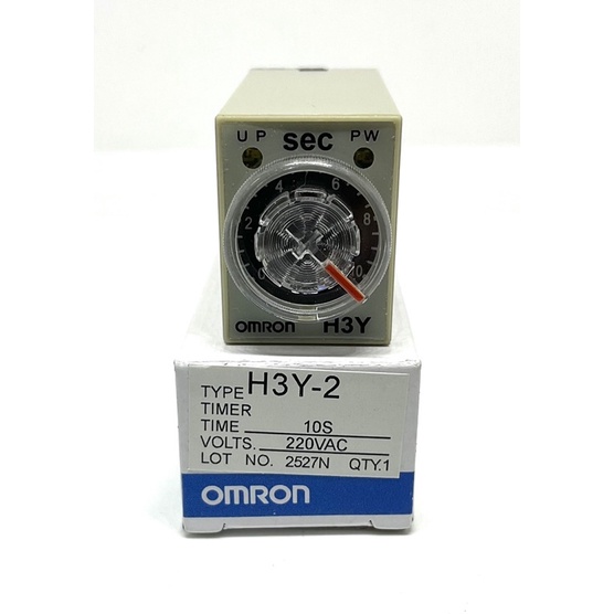 ทามเมอร์ H3Y-2 OMRON ไฟ220VAC มี3S, 10S, 30S, 60S, 5M, 10M, 30M, 60M | Shopee Thailand