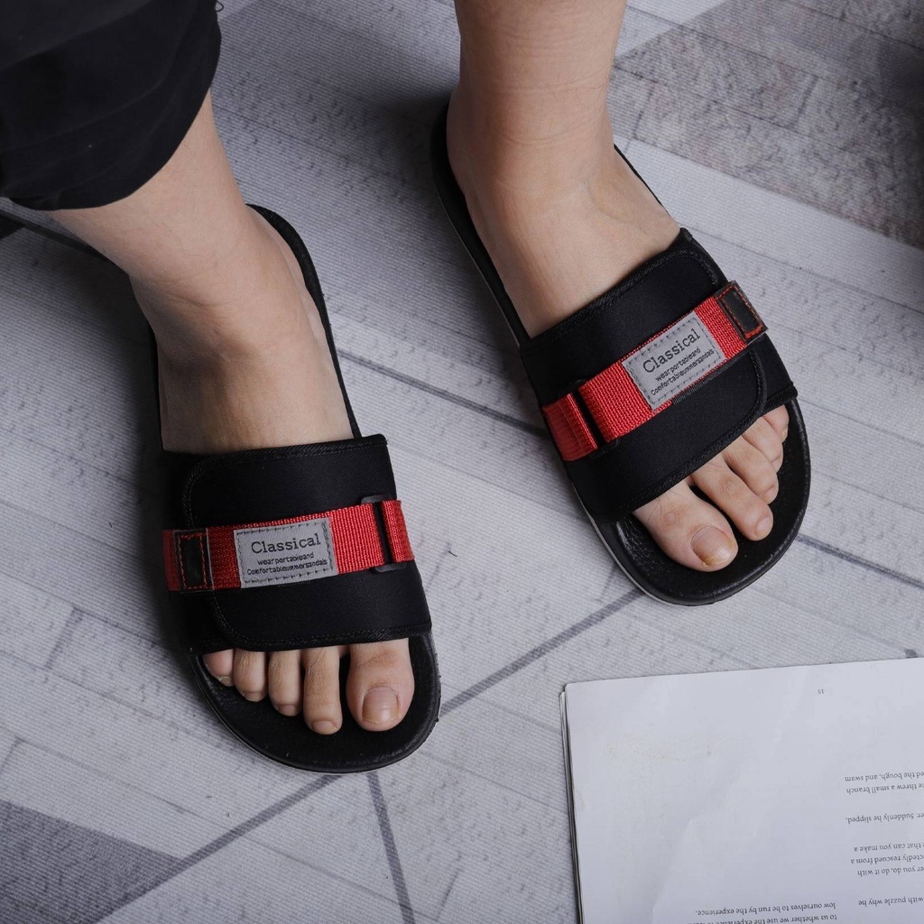 Magic Paste Slipper คู่รักเทรนด์แฟชั่นเทรนด์เกาหลีส่วนบุคคลลากกลางแจ้ง ...