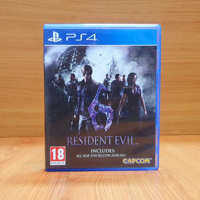 มือ2 แผ่นเกม PS4 Games RE6 RESIDENT EVIL 6 biohazard (มือ2) - maga.maga ...