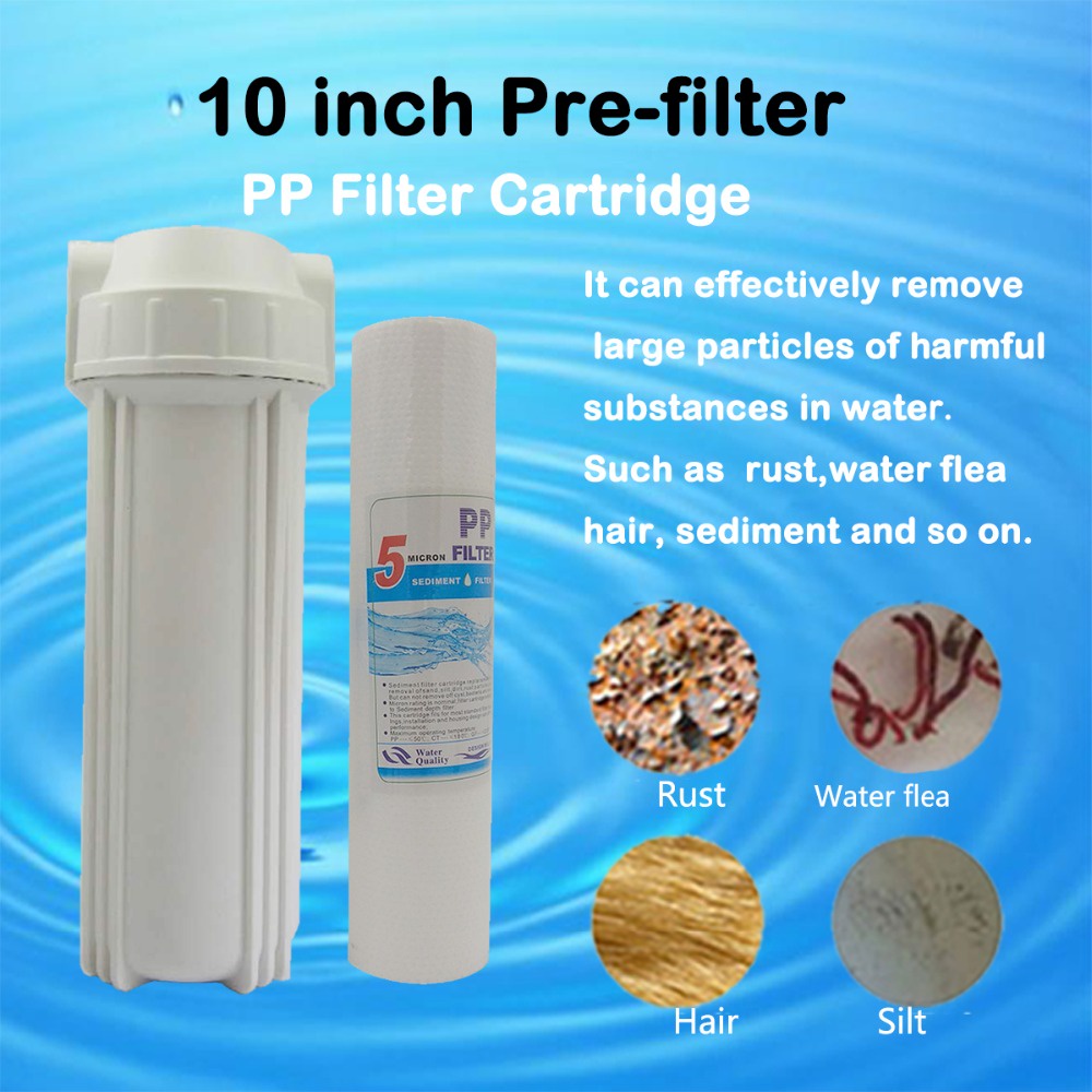 กรองTransparent water pre-filter 10 inches long purifier filter PPF ...