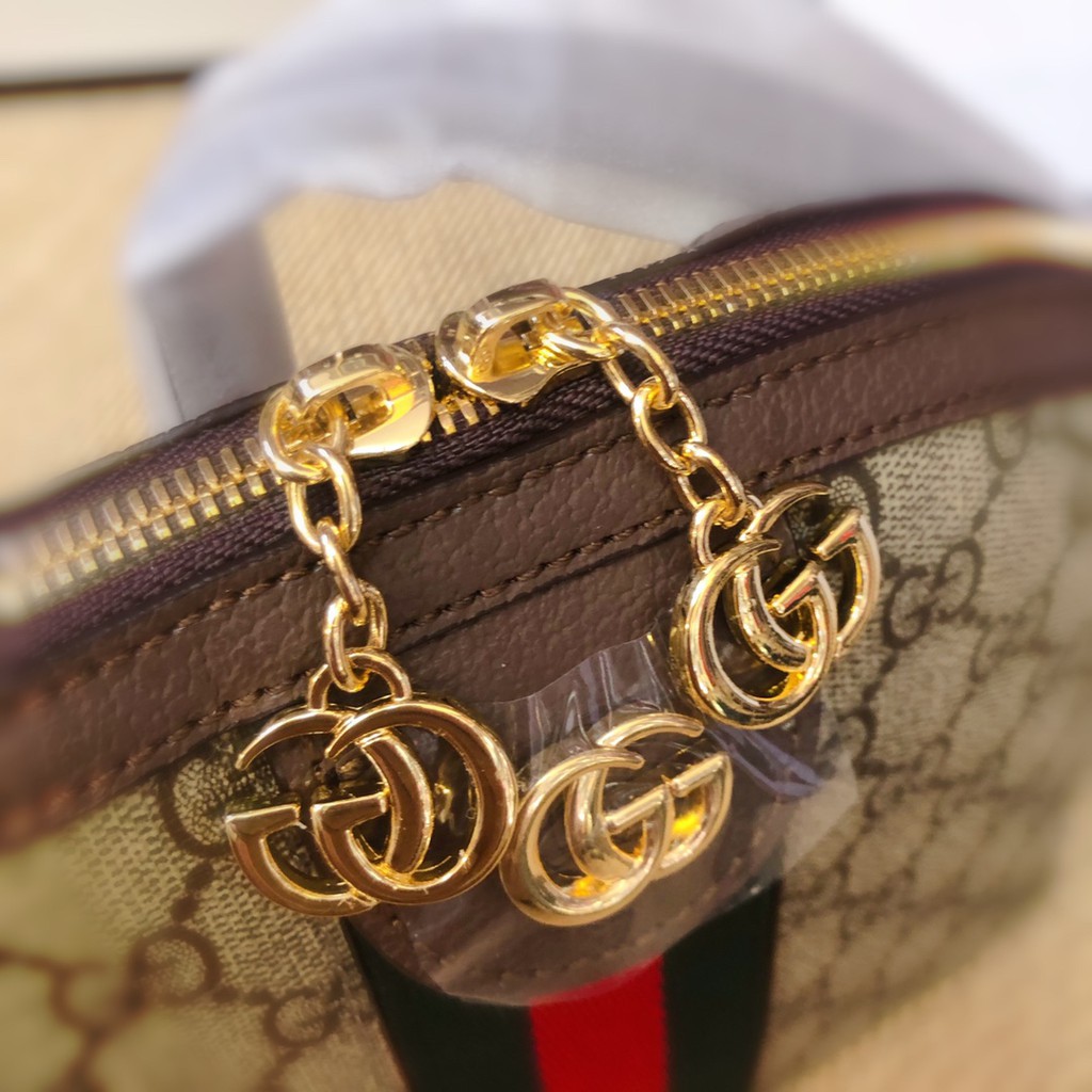 Gucci high end set box (Gucci cowhide shell bag) Matching wallet ...