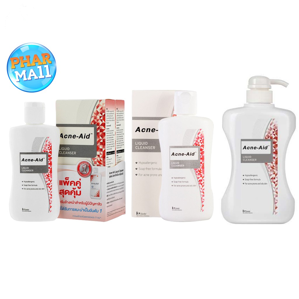 Acne Aid liquid cleanser 100 ML สบู่เหลวล้างหน้ารักษาสิว | Shopee Thailand