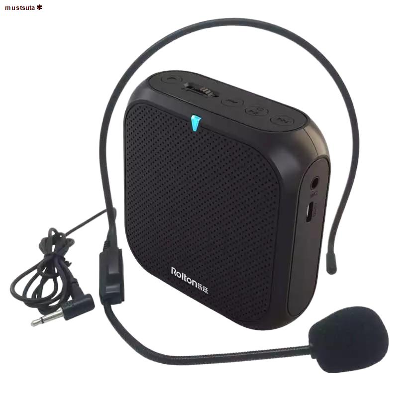 K500 FM Bluetooth ไมค์ช่วยสอน ไมค์ไร้สาย ลำโพงพกพา ไมค์ลอย โทรโข่ง ...