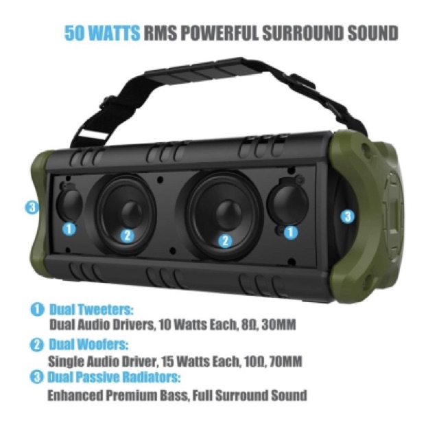 ได้คืน 20 NEW Wking D8 ของแท้ 100 ลำโพงเสียงทรงพลัง เบสหนัก เชื่อมได้2 ...