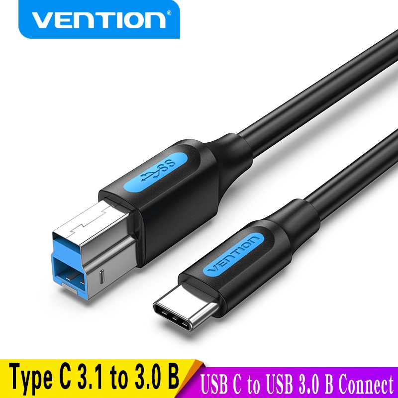 Vention สายเคเบิล USB C เป็น USB Type B 3.0 สําหรับกล้องเว็บแคมดิจิทัล ...