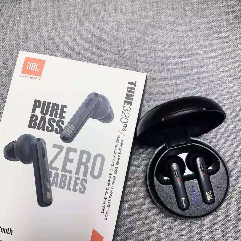 Jbl Tune 320 Tws ไร้สายพร้อมกล่องชาร์จ หูฟังบลูทูธ V5.0 หูฟังไร้สายหู ...