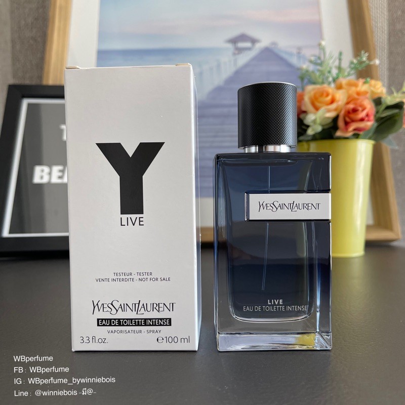 น้ำหอมแท้100% YVES SAINT LAURENT Y Live Intense EDT 100ML | Shopee Thailand
