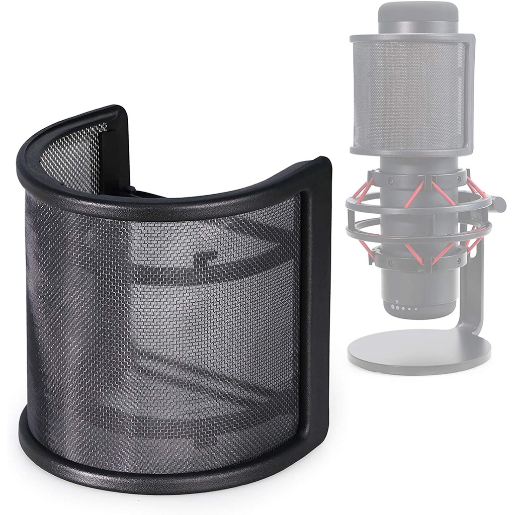 Hyperx QuadCast แผ่นกรองเสียงไมโครโฟน เข้ากันได้กับไมโครโฟนเล่นเกม ...