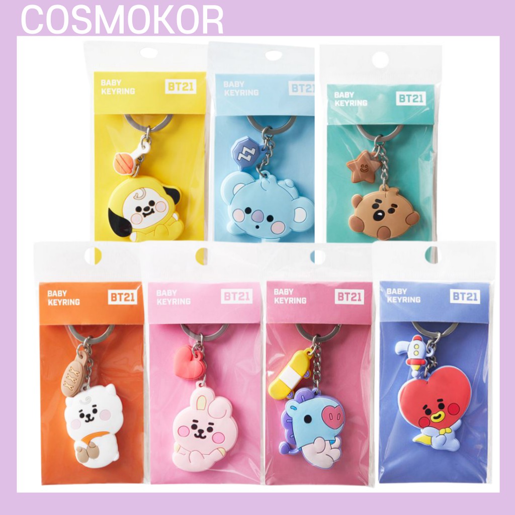 BT21 Baby Mini Handy Fan & Strap Set Line Friends BT21 Official Royche ...