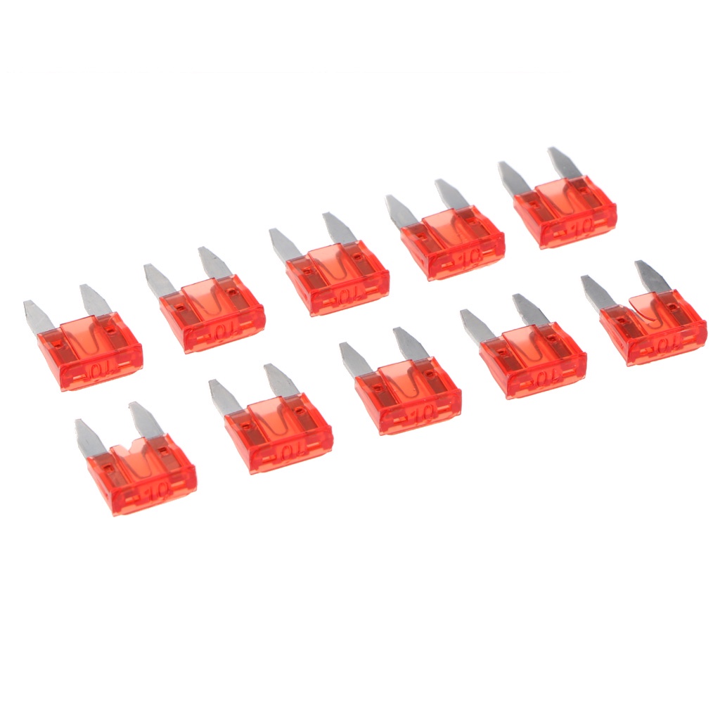 ┅10 Pieces Mini 10A Blade Fuse Red for Auto Car Truck Replacement ...