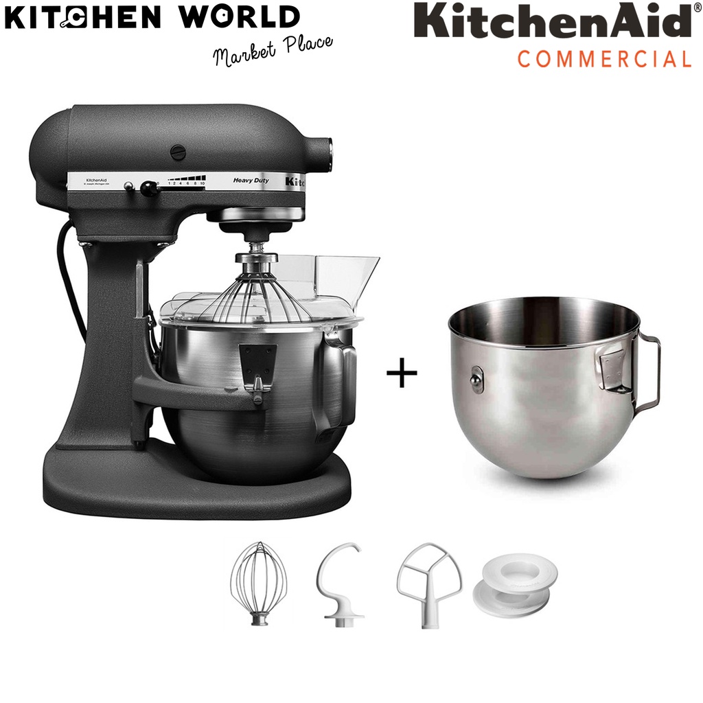 KitchenAid 5KPM50 Stand Mixer 5 Qt 2 Bowls Gray เครื่องผสมอาหาร ขนาด 5 ...