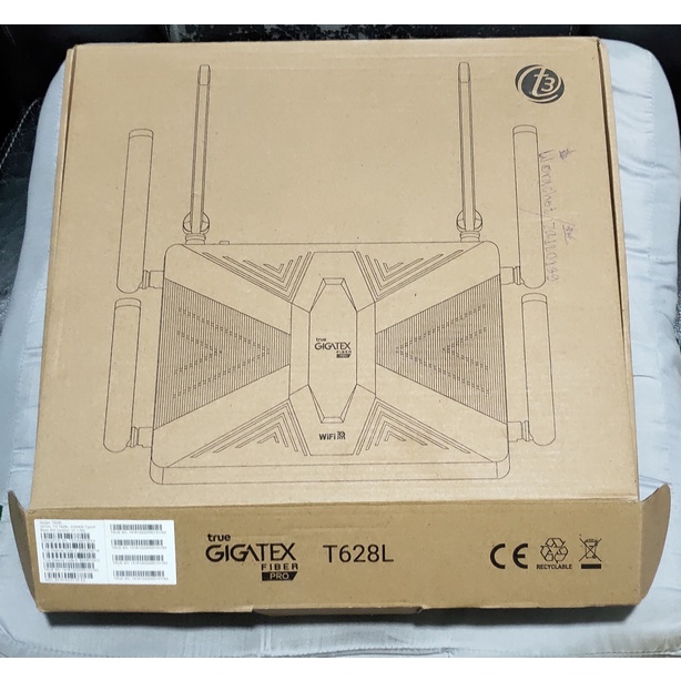 เราเตอร์ทรูตัวแรง True Gigatex Fiber Router T3 T628L AX5400 WiFi6 ...