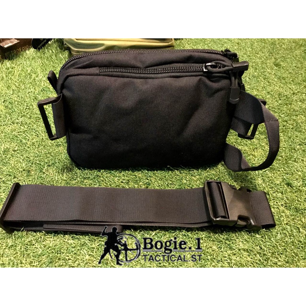 กระเป๋าคาดเอว Bogie1 ทรงสี่เหลี่ยม สี ดำ-ทราย-เขียว - bogie1inter - ThaiPick