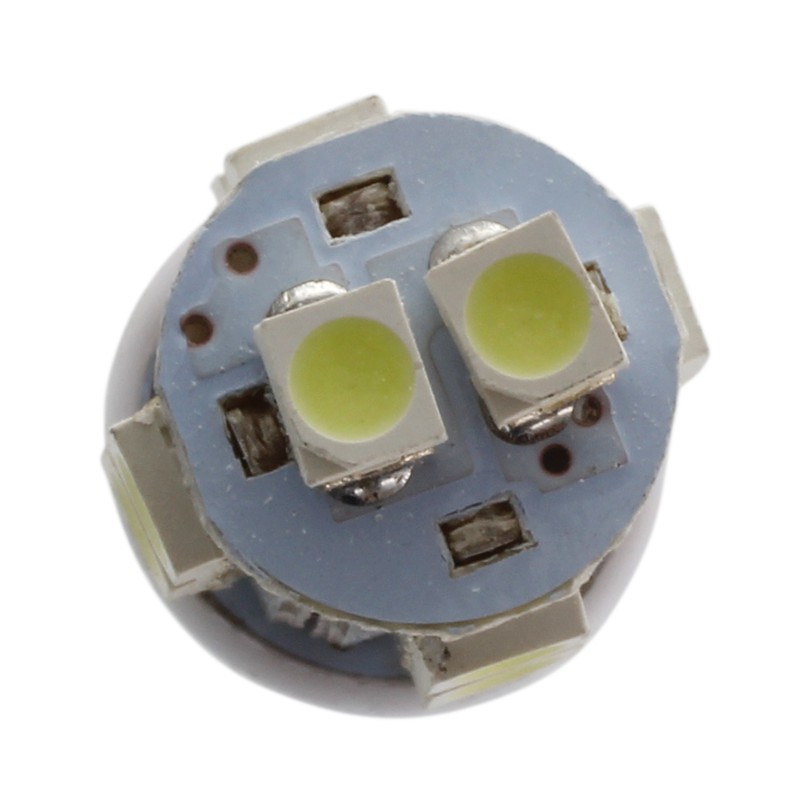 2X T11 BA9S T4W 10-SMD Xenon White Hi-Power LED Side Light Lamp Bulb ...