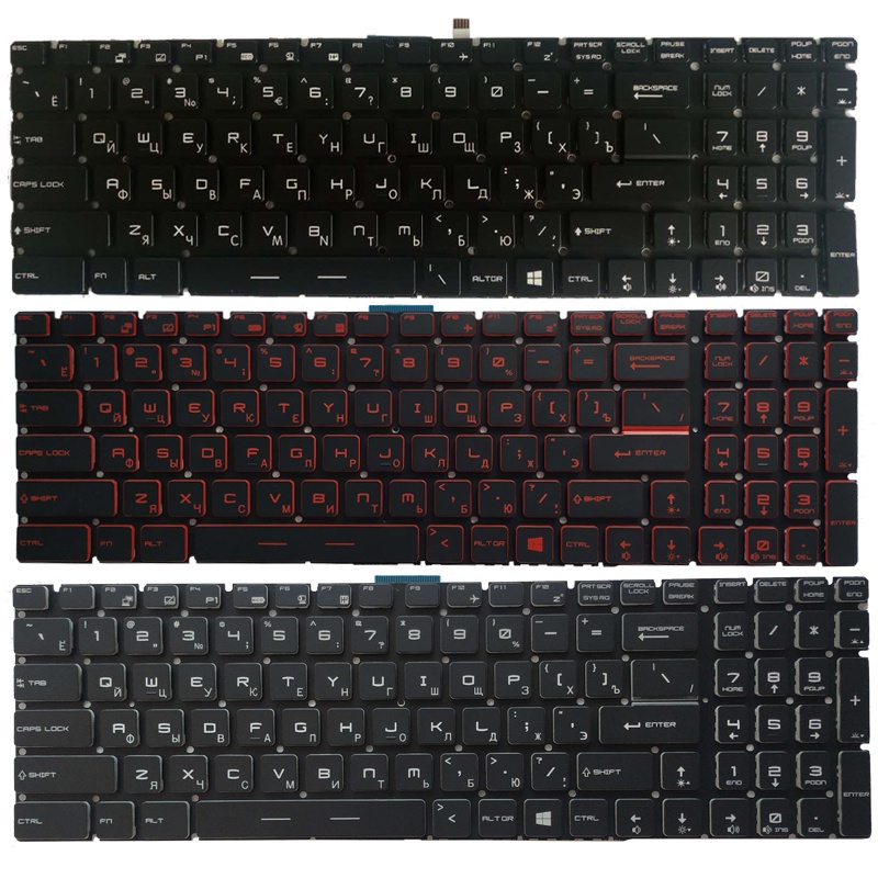 KEYBOARD MSI คีย์บอร์ด MSI GT62 GT72 GE62 GE72 GS60 GS70 GL62 GL72 GP62 ...