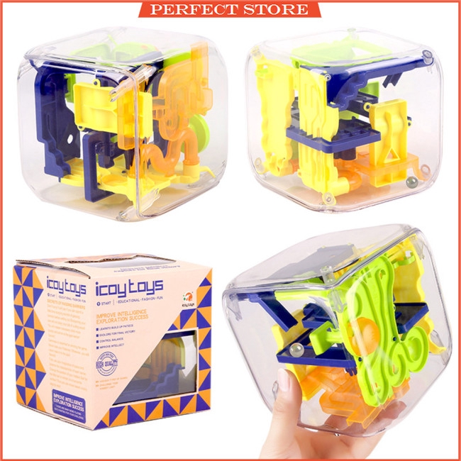 3D Square Shape Maze Ball Educational Puzzle Toy for Kidis Boys Girls ...
