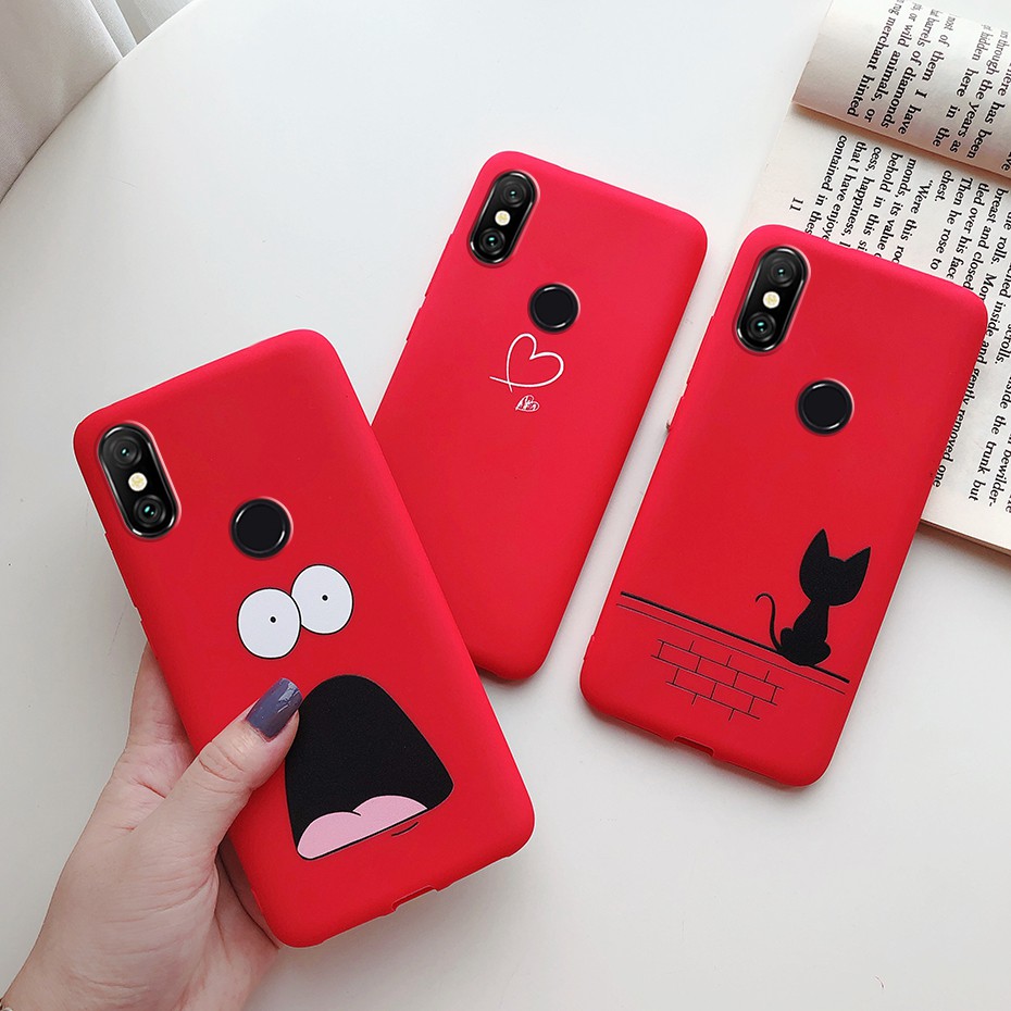For Xiaomi Mi A2 lite Case Back Cover TPU Matte Soft phone Protector ...