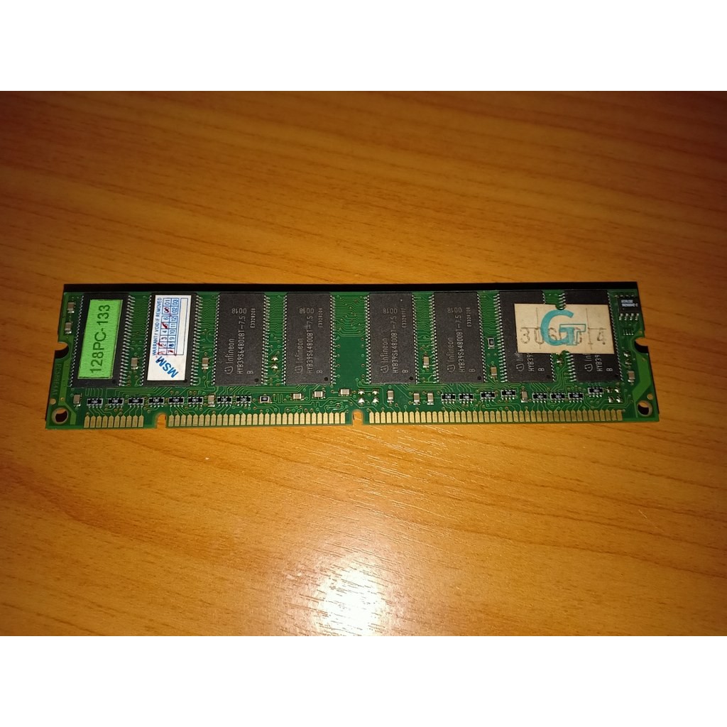 RAM PC (แรม พีซี) Infineon Buz133/128MB 16Chip มือสอง | Shopee Thailand