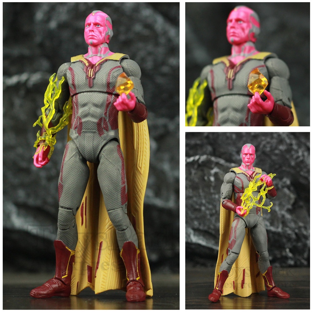 Marvel ZD Toys Vision 7quot Action Figure Mind Gem Infinity Stones ...