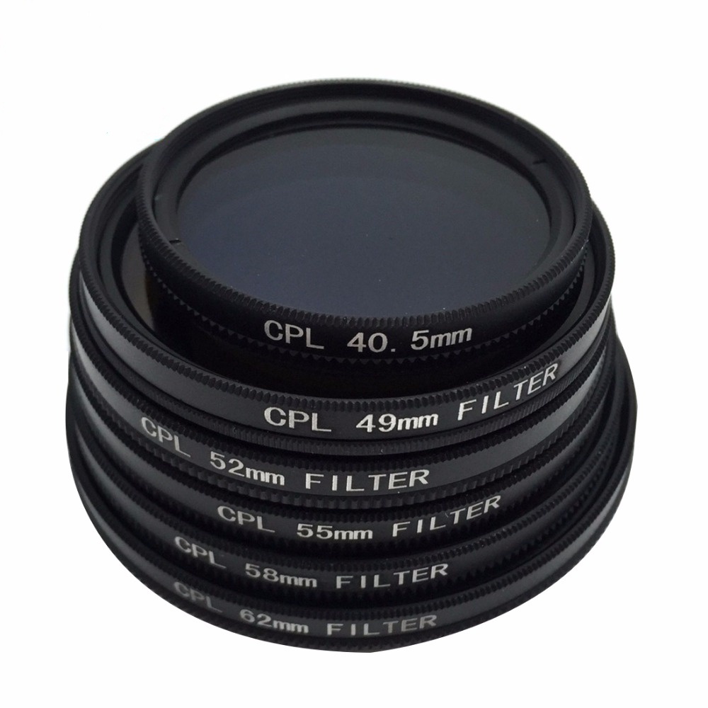 Slr Camera Polarizer Filter 49mm52mm55mm58mm62mm67mm72mm77mm82mm Cpl ...