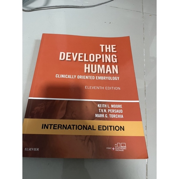 the developing human textbook (embryology) โละมือ2 ราคากันเอง - nutsuku - ThaiPick