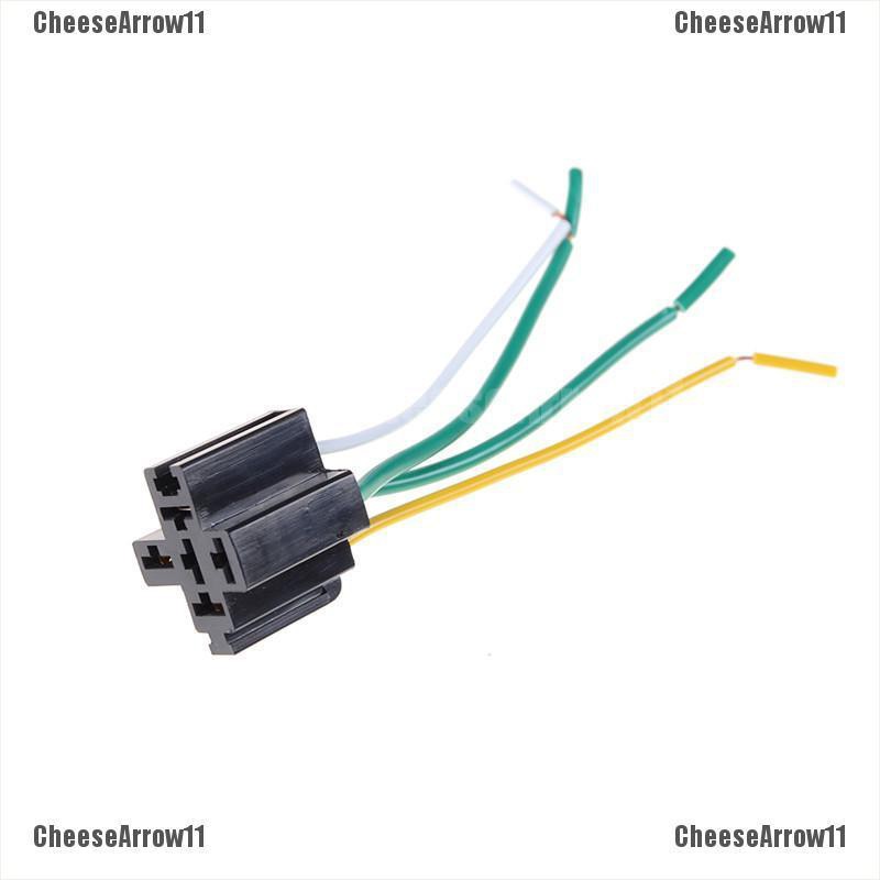 CheeseArrow 2set Car Auto DC 12V Volt 40A Automotive 4 Pin 4 Wire Relay ...