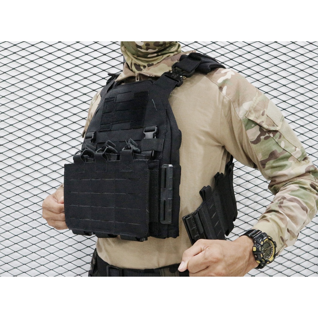 เสื้อเกราะ Universal Vest วัสดุผ้า Nylon 1000D เกรดคุณภาพ ติดตั้งชุดปลด ...