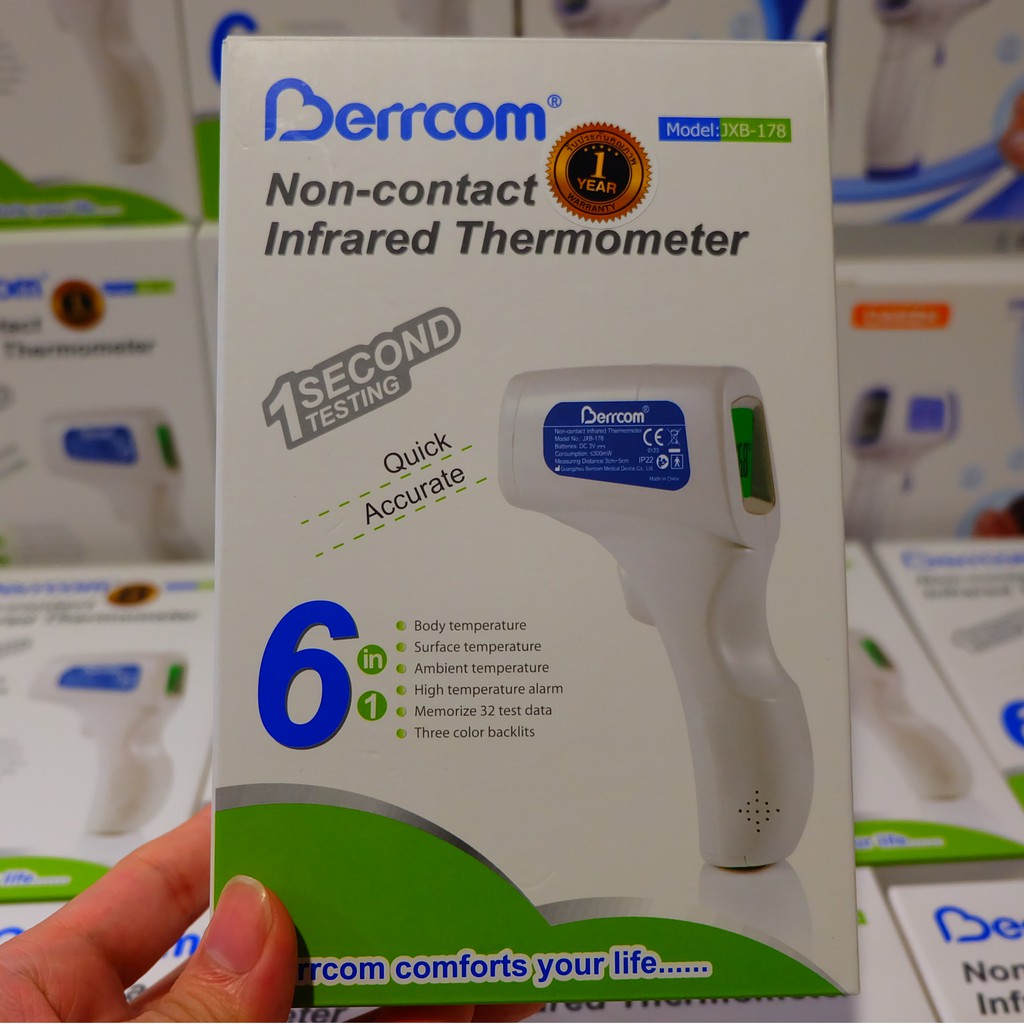 (สินค้าพร้อมส่ง)รุ่น JXB-178 เครื่องวัดไข้ ประกัน 1 ปี ...