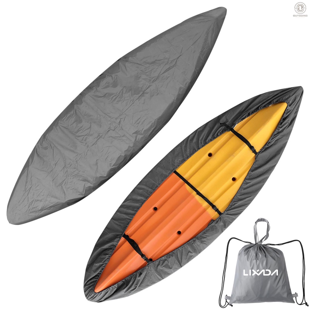 hotLixada Universal Kayak Canoe Boat Cover with Storage Bag Waterproof ...