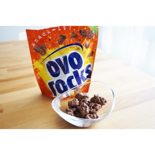 Ovo rocks ผงโอวัลตินเคลือบด้วยช็อคโกแลตกรอบ | Shopee Thailand