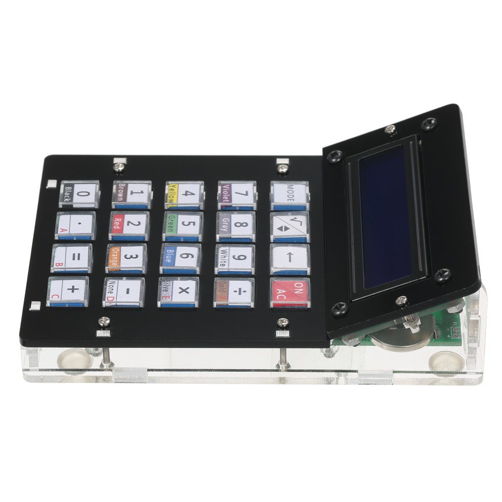 DIY Calculator Counter Kit with Acrylic Case LCD Display Multi-purpose ...