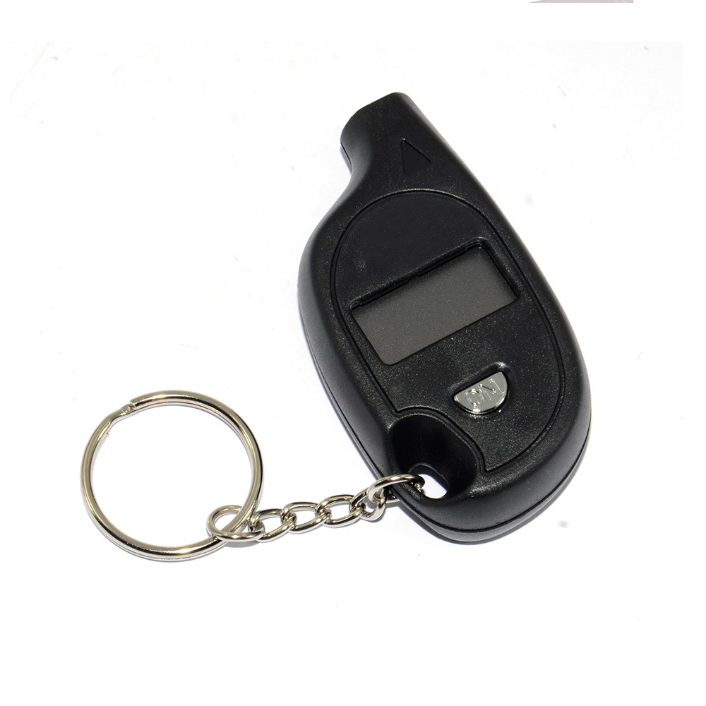 เกจวัดแรงดันลมยาง☃ Portable Tire Pressure Mini Keychain Digital LCD 2 ...