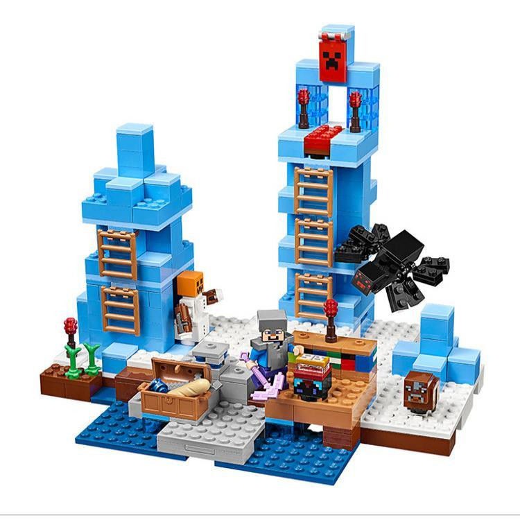 เหมือง World Ice Spike Igloo Tree House Farm Temple น้ำตก Base Boy Plug ...