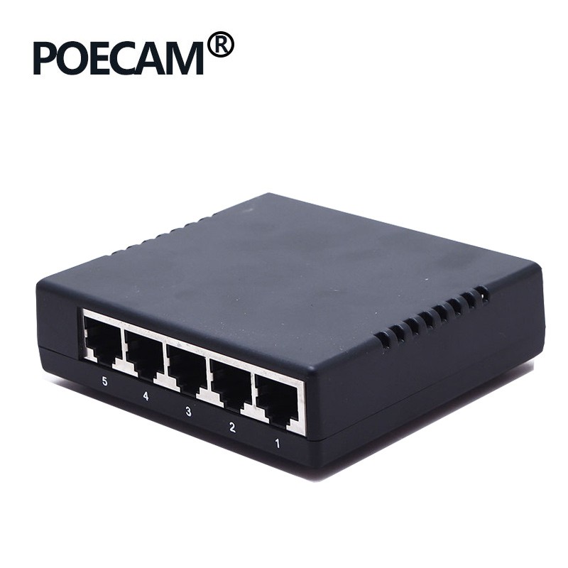 สวิตช์เครือข่าย Ethernet 5port Passive POE Switch Hub 4port Powered ...