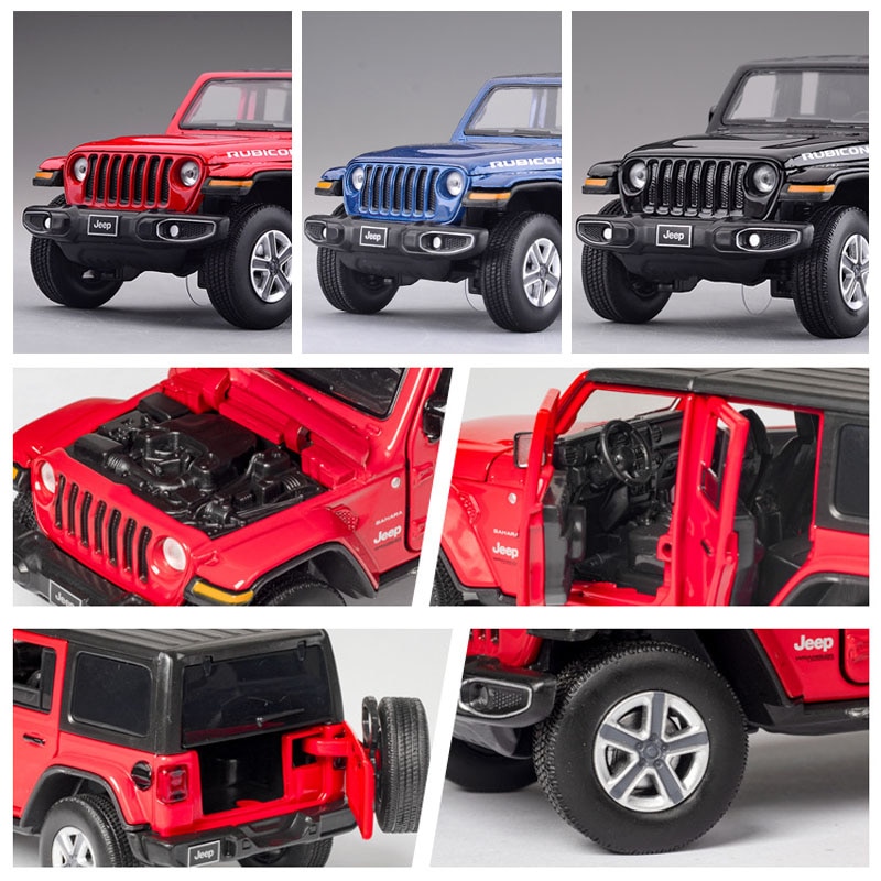 1:32 Wrangler SUV Car die cast alloy car model Diecasts & Toy Sound ...