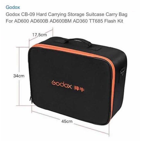 Godox AD600 series Bag CB-09 กระเป๋าใส่แฟลช AD600 - lcninefang - ThaiPick