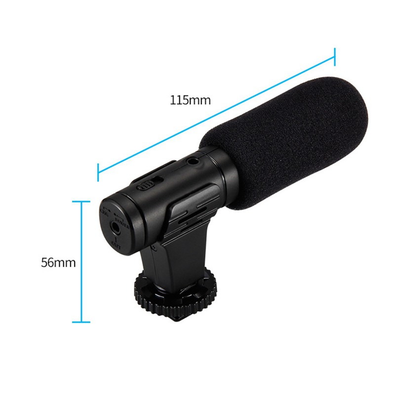 Professional Stereo Microphone Super Low Noise Cardioid Digital Video ...