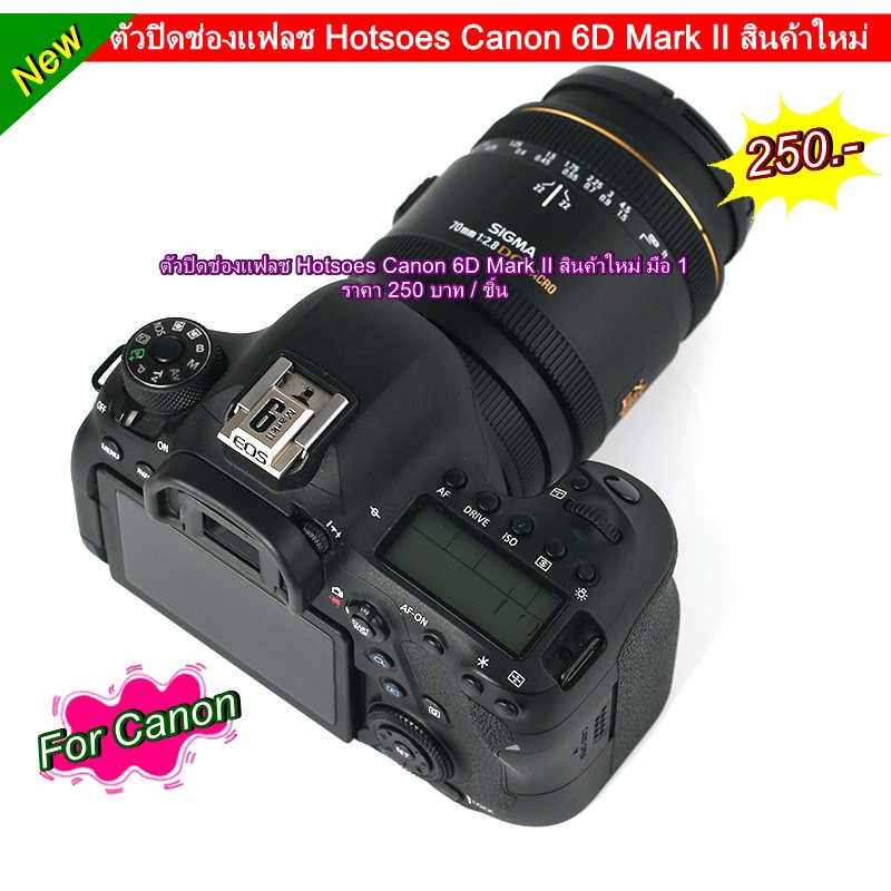 ตัวปิดช่องแฟลช hot shoe cover Canon 6D Mark II - wutniddd - ThaiPick