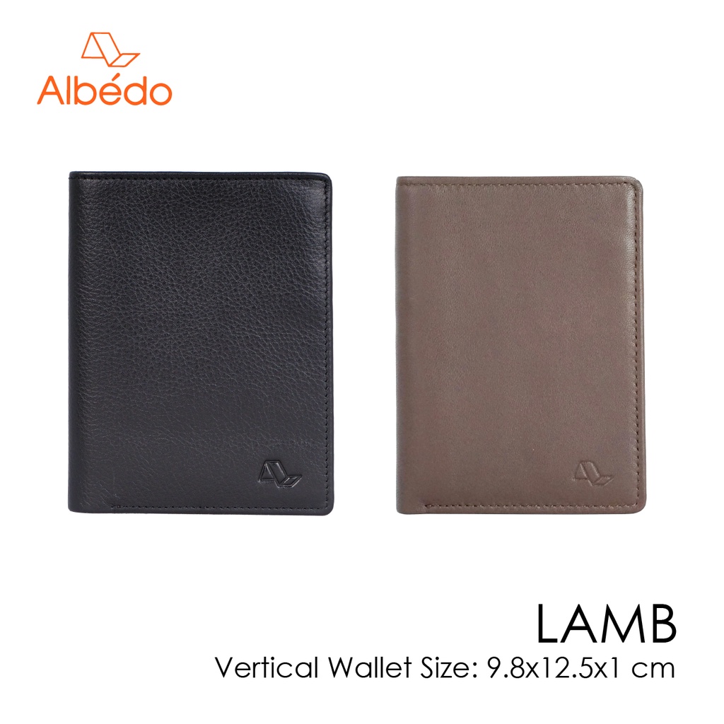 Albedo ORANGE VERTICAL WALLET 2 FLAP 15 CARD WITH WINDOW กระเป๋าสตางค์ ...