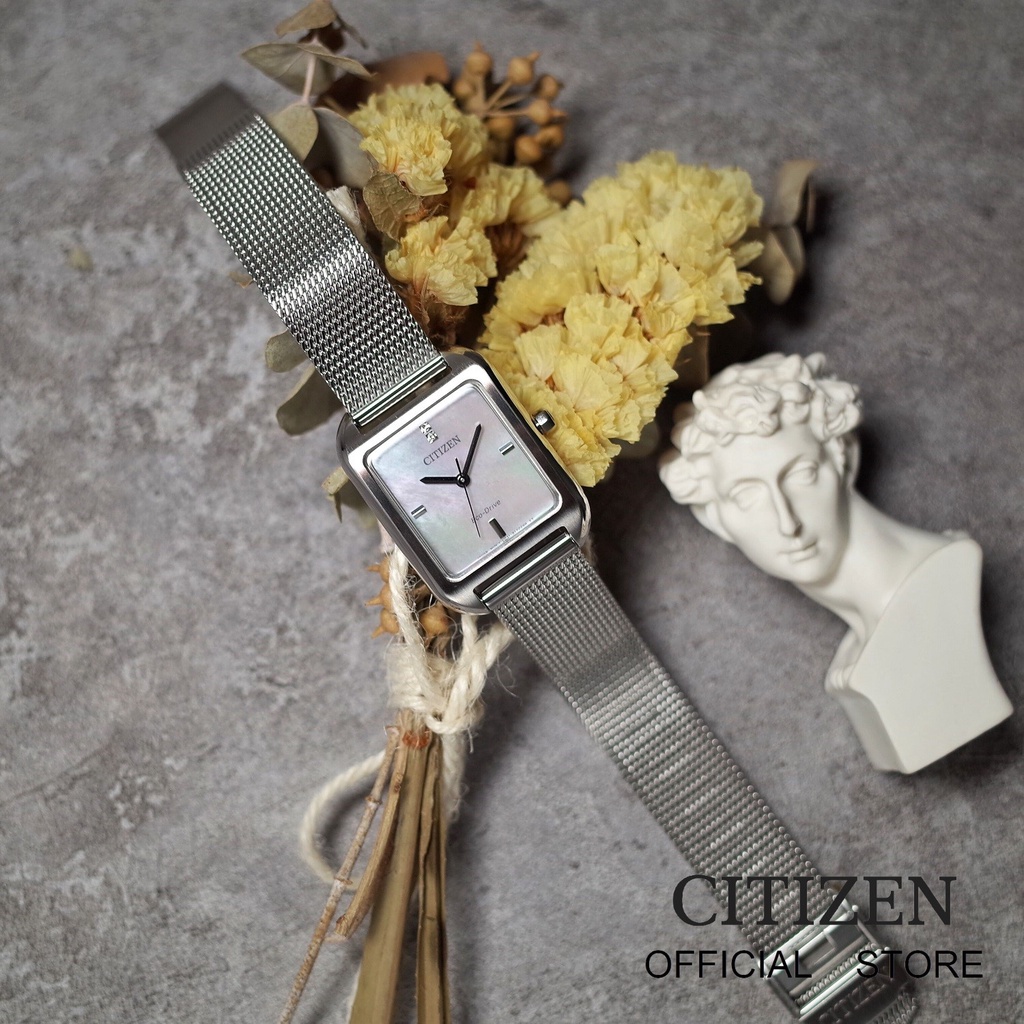 CITIZEN Eco-Drive EM0493-85P EM0491-81D Lady Watch ( นาฬิกาผู้หญิง ...