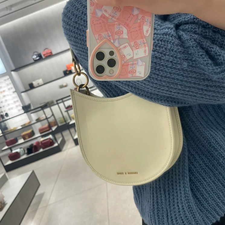 CNK womens bag 2021 new fashion ck2-80781491 curved underarm bag cross ...