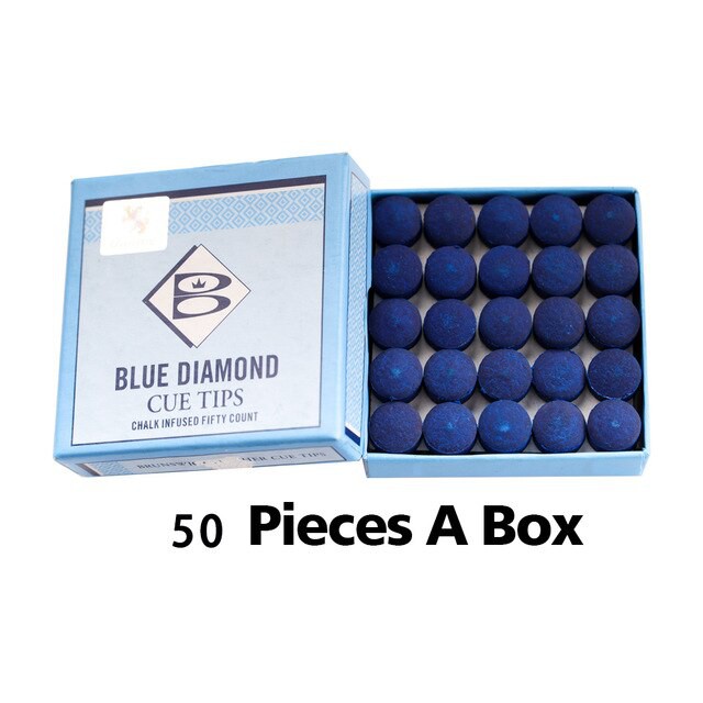 หัวไม้คิว สนุกเกอร์ บลู ไดมอนด์ 10 มม. ( blue diamond cue tips 10mm ...
