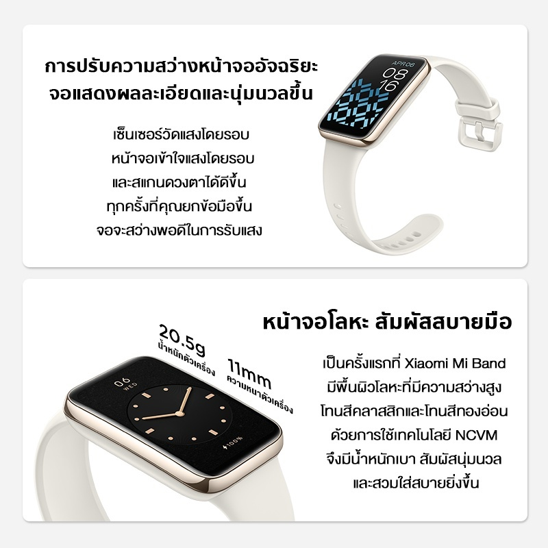 NEW Xiaomi Mi Band 7 Pro GPS Smart Watch สมาร์ทวอทช์ xiaomi SpO2 ดู ...