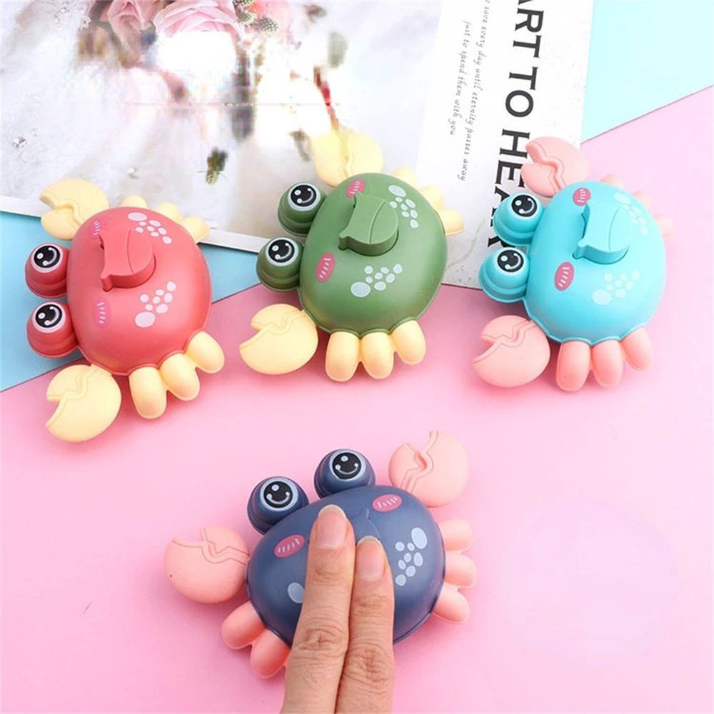 ELMER Cartoon Crab Toys For Children Crawling Crab Clockwork Toys Car ...